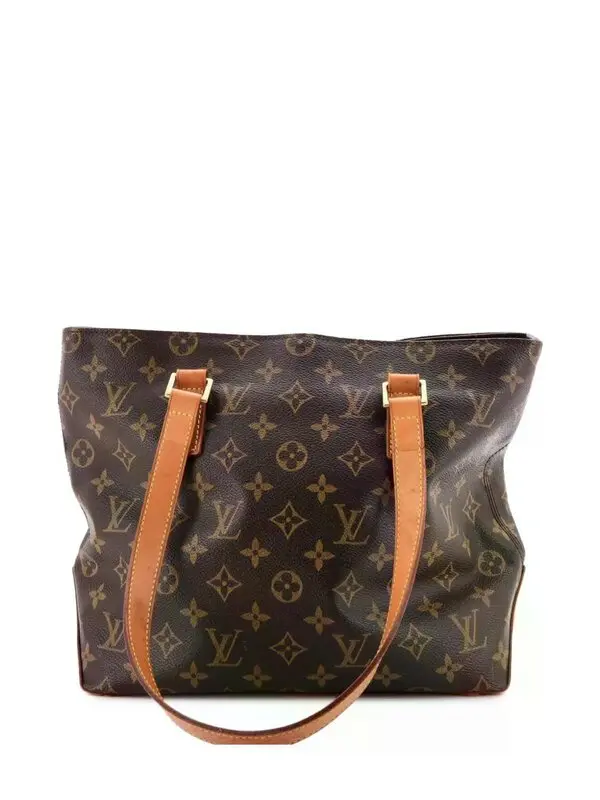 LOUIS VUITTON Cabas Piano Monogram Canvas Tote Bag - Brown