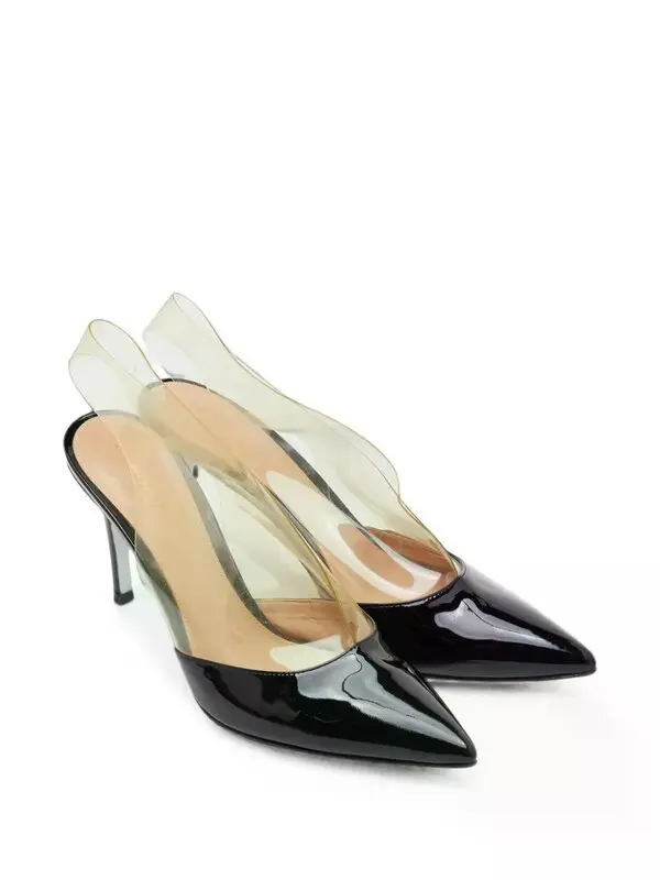 GIANVITO ROSSI Plexi Slingback Pumps