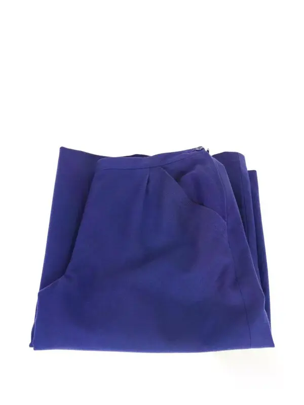 Gianfranco Ferre Pleated Cropped Trousers
