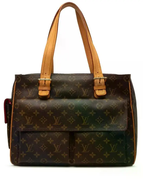 LOUIS VUITTON 2003 Monogram Multipli Cite Tote Bag - Brown