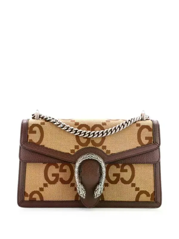 Gucci Dionysus Bag Jumbo Gg Canvas Small Shoulder Bag