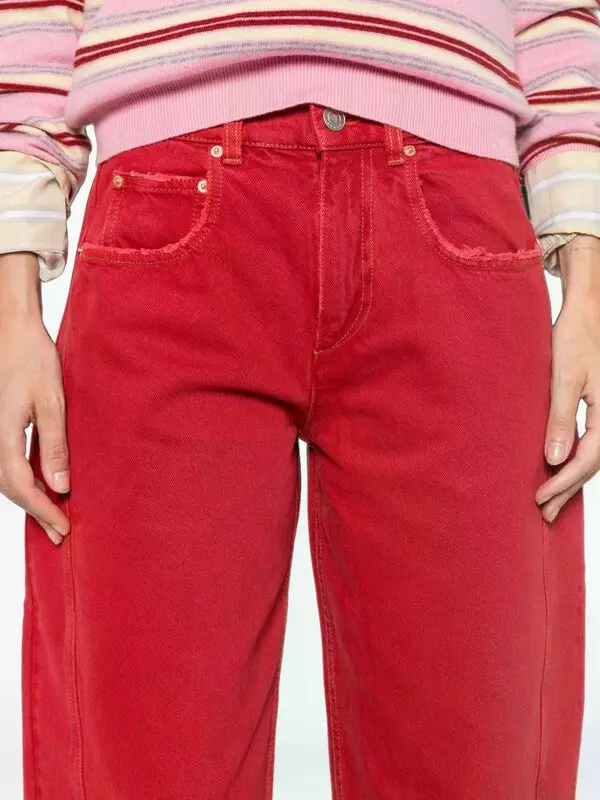 Isabel Marant Étoile Oriane Frayed Jeans