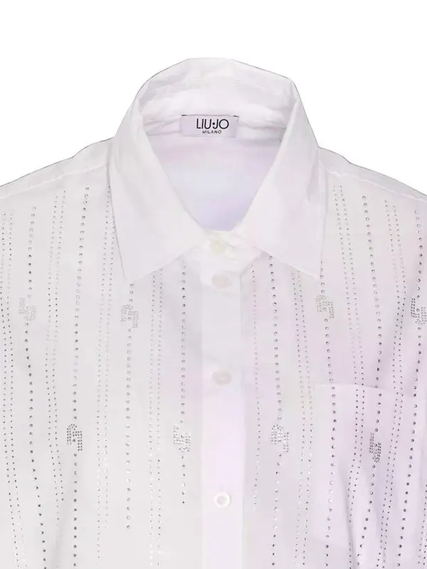 Liu Jo Rhinestone-embellished Pocket Shirt
