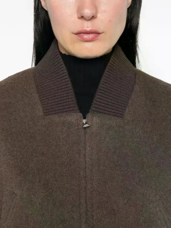 Seafarer Padded-shoulder Bomber Jacket
