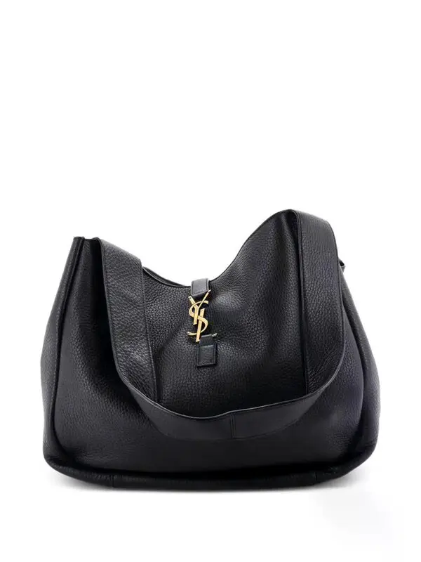 Saint Laurent Bea Leather Tote Bag - Black