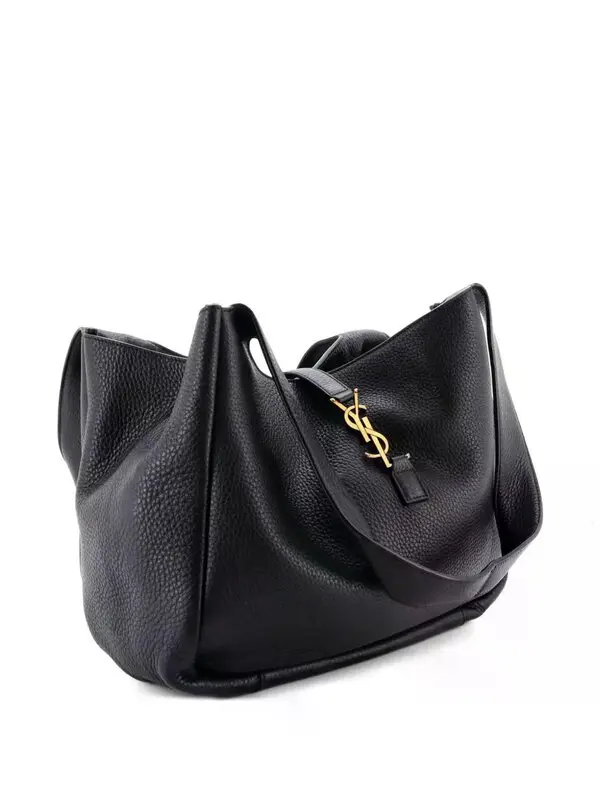 Saint Laurent Bea Leather Tote Bag - Black