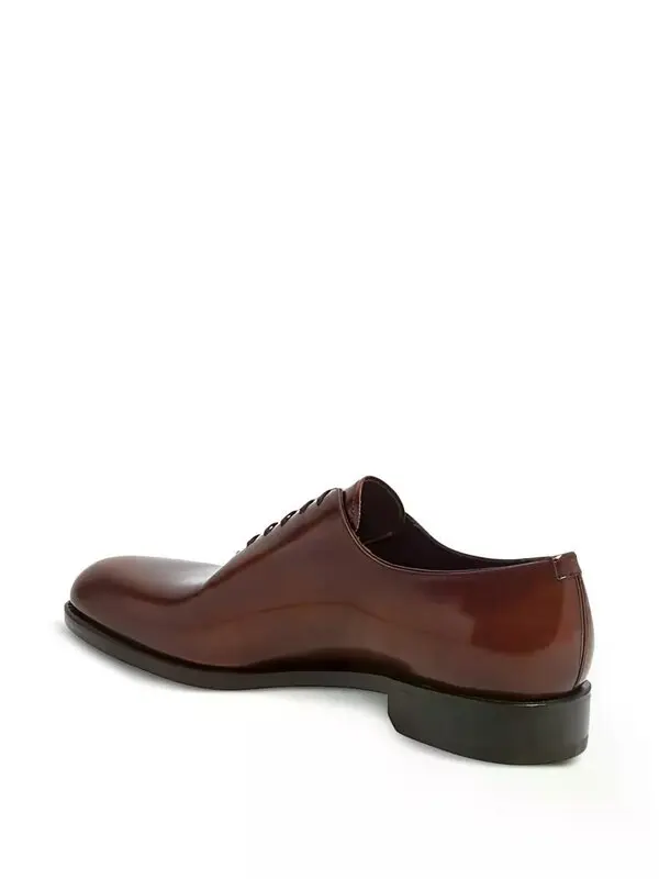 FERRAGAMO Balmoral Leather Oxford Shoes
