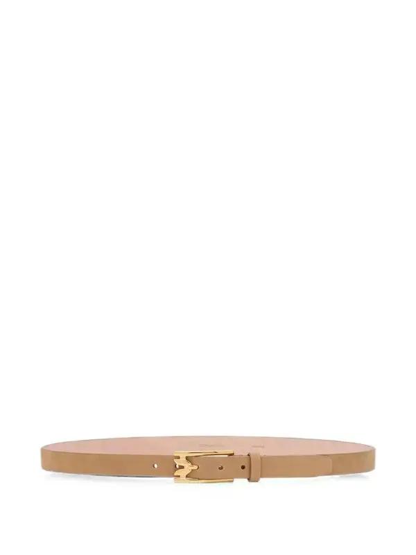 Victoria Beckham Dorian Buckle Belt - Neutrals