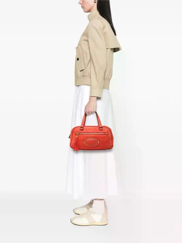 Loewe 2008 Nubuck Anagram Madrid Fringe Handbag