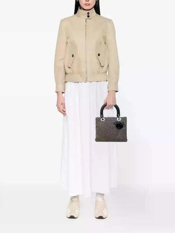 Dior 1998 Medium Tweed Lady Satchel