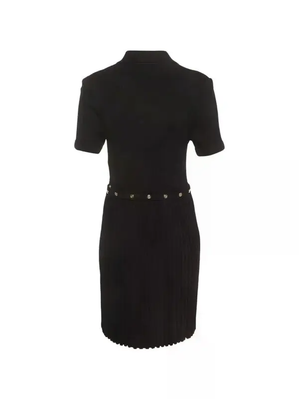 Maje Ritourna Rib-knit Mini Dress