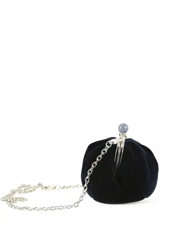 Max Mara Velvet Kiss-lock Clutch