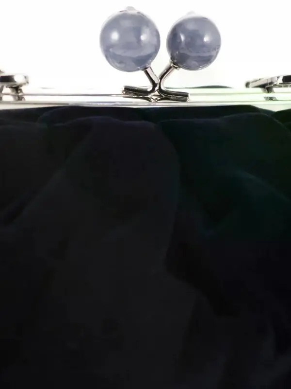 Max Mara Velvet Kiss-lock Clutch