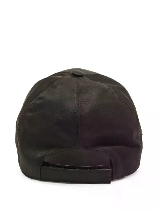 Prada Triangle Logo Plaque Re-nylon Baseball Cap
