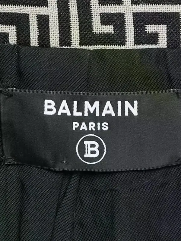 Balmain Monogram Peak-shoulder Blazer