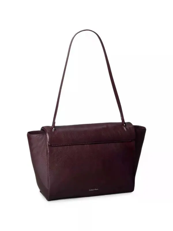 Calvin Klein Logo-plaque Foldover Shoulder Bag