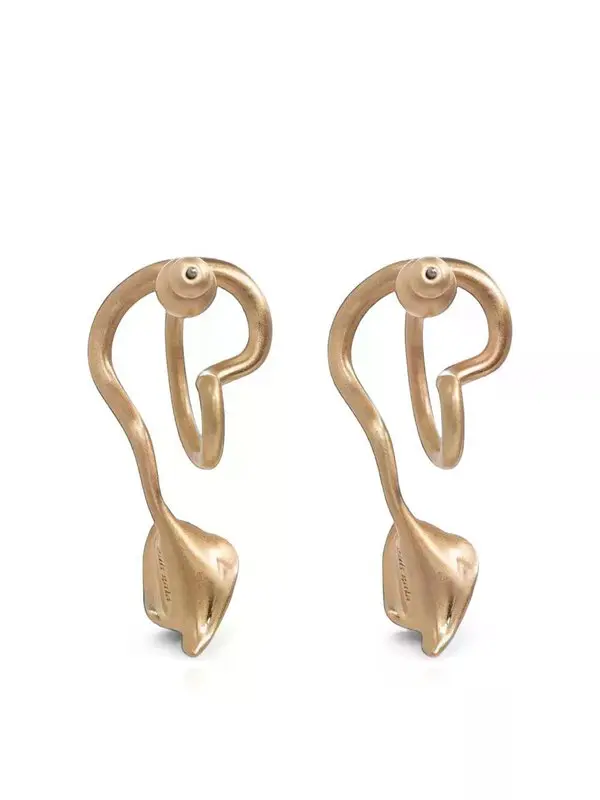 Cult Gaia Calla Wavy Earrings - Gold