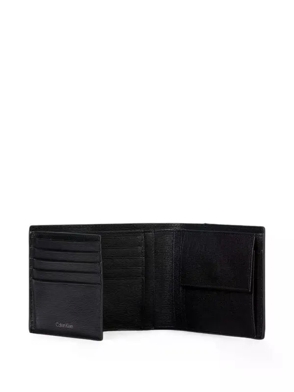 Calvin Klein Logo-plaque Bi-fold Leather Wallet