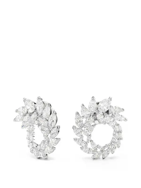 SWAROVSKI Mesmera Crystal Earrings - Silver