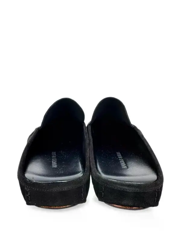 Manolo Blahnik Crawford Suede Slippers