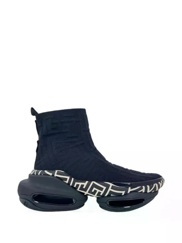 Balmain B-bold High-top Sneakers - Black