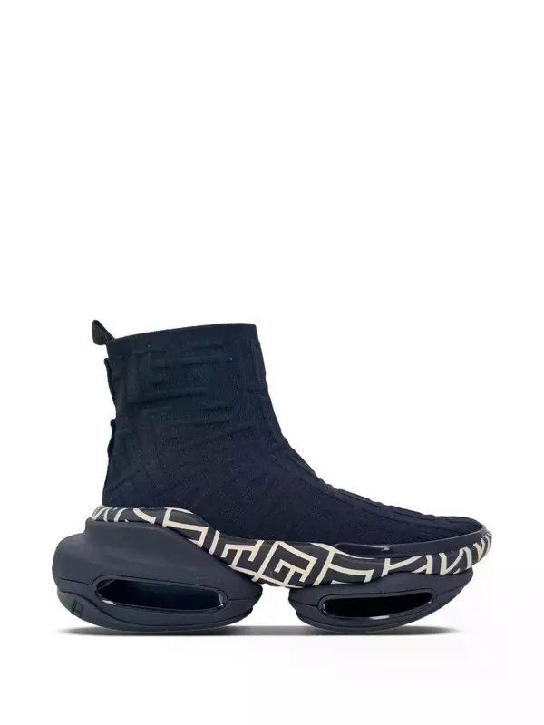 Balmain B-bold High-top Sneakers - Black
