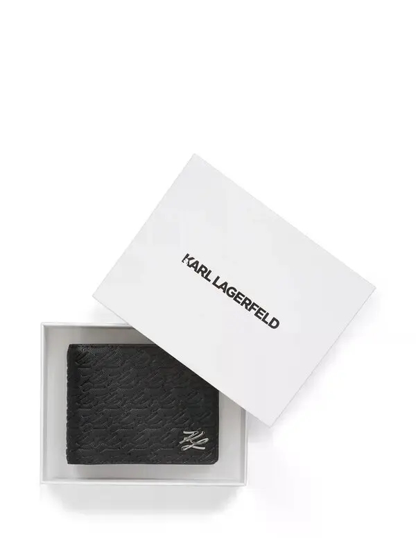 Karl Lagerfeld K/autograph Monogram-embossed Wallet
