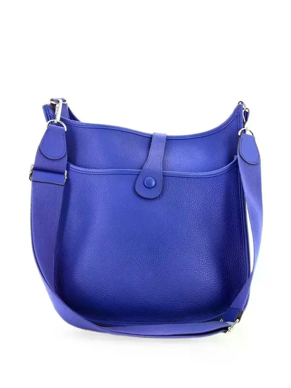 Hermès Evelyne Bag Gen Iii Clemence Gm Cross Body Bag - Blue