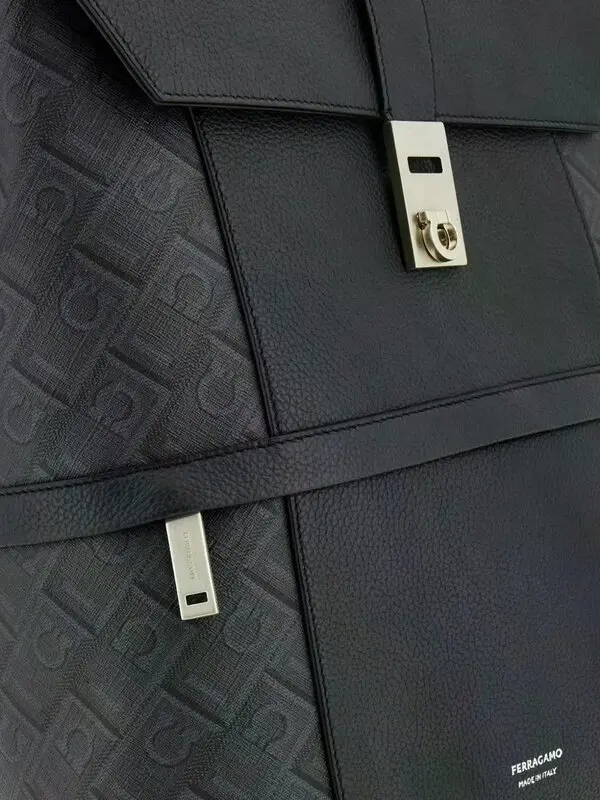 FERRAGAMO Monogram-jacquard Backpack