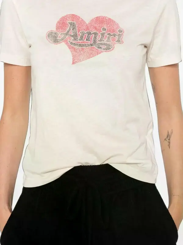 Amiri Heart Logo-print T-shirt