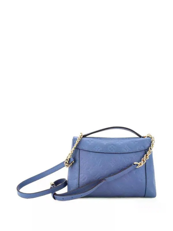 LOUIS VUITTON Blanche Handbag Monogram Empreinte Leather Bb Shoulder Bag - Blue