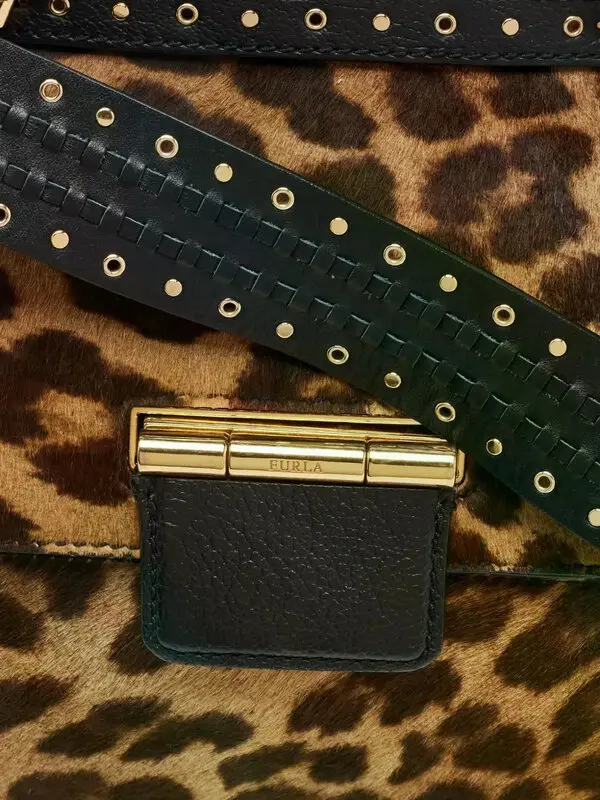 Furla Artesia Leopard-print Shoulder Bag