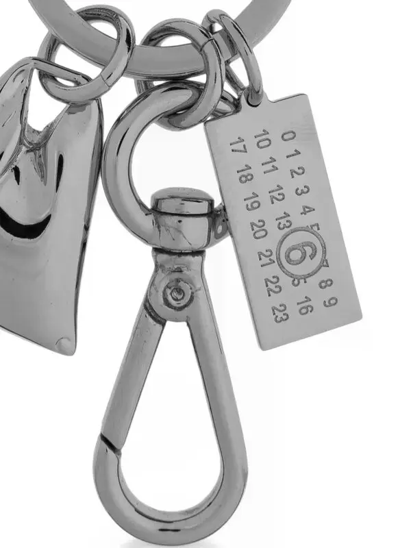 MAISON MARGIELA Logo-engraved Keychain