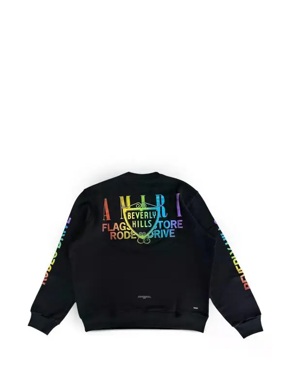 Amiri Rainbow Beverly Hills Logo-print Sweater