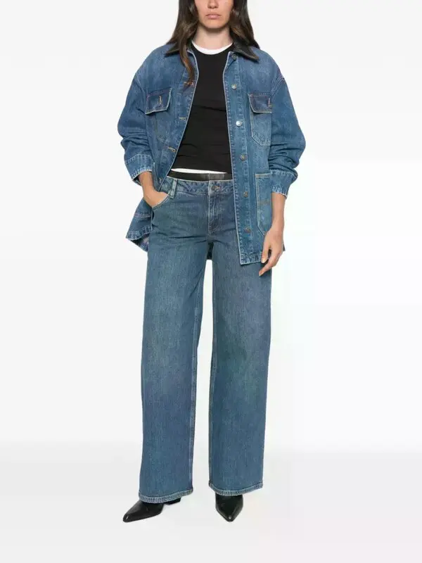 Simkhai Layered-waistband Jeans