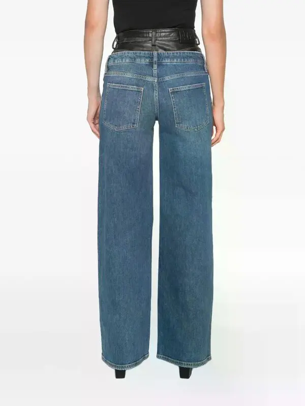 Simkhai Layered-waistband Jeans