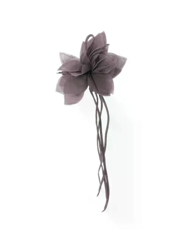Antonelli Firenze Victoria Floral-applique Trailing Brooch - Purple