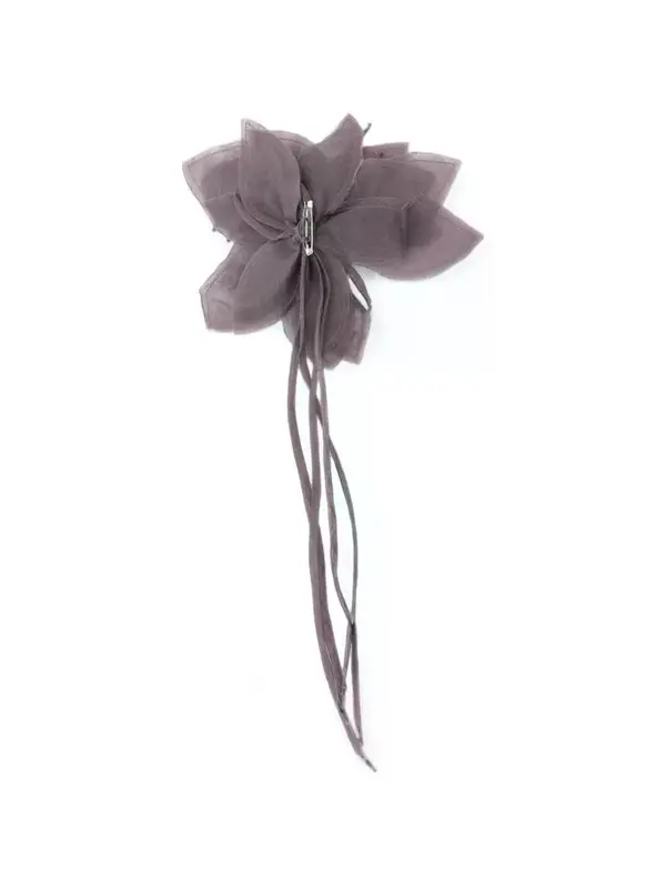 Antonelli Firenze Victoria Floral-applique Trailing Brooch - Purple