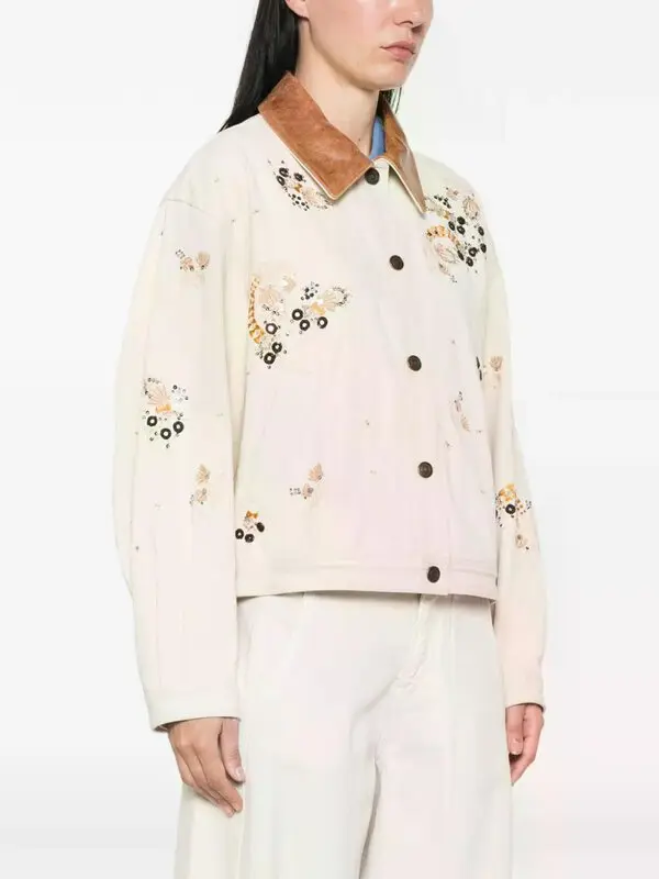 Isabel Marant Étoile Embellished Contrast-collar Jacket