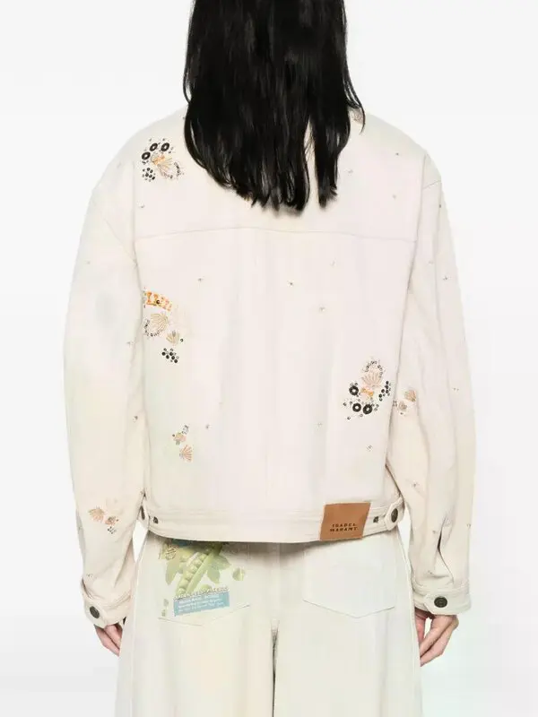Isabel Marant Étoile Embellished Contrast-collar Jacket