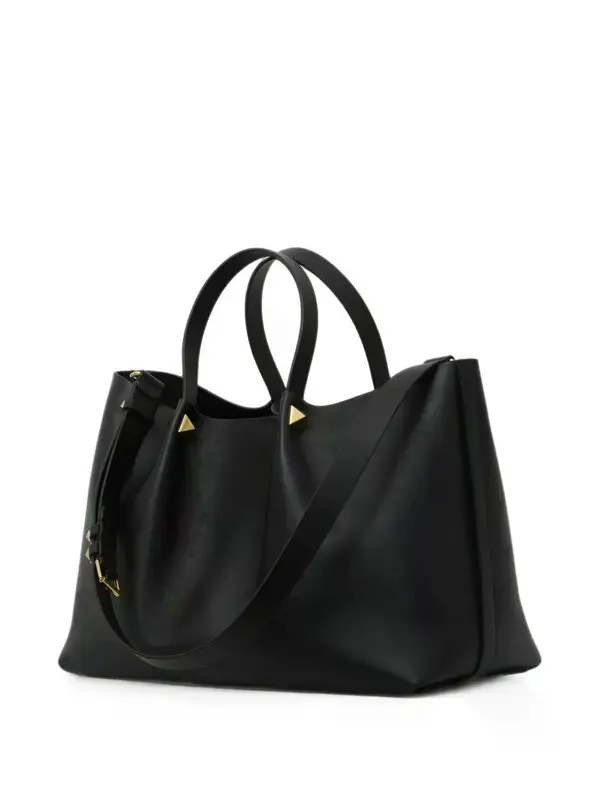 Valentino Garavani Vlogo Signature Stud-embellished Tote Bag