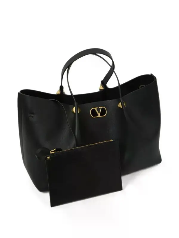 Valentino Garavani Vlogo Signature Stud-embellished Tote Bag