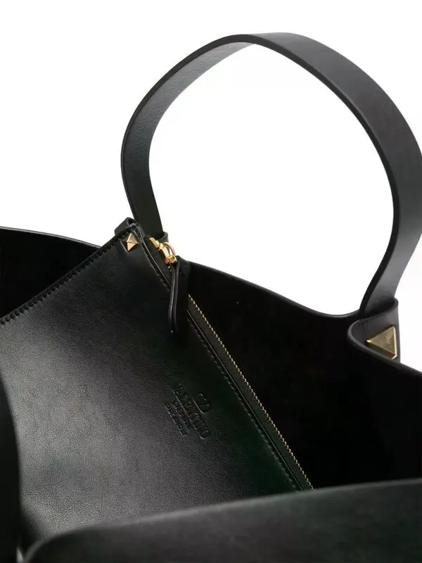 Valentino Garavani Vlogo Signature Stud-embellished Tote Bag