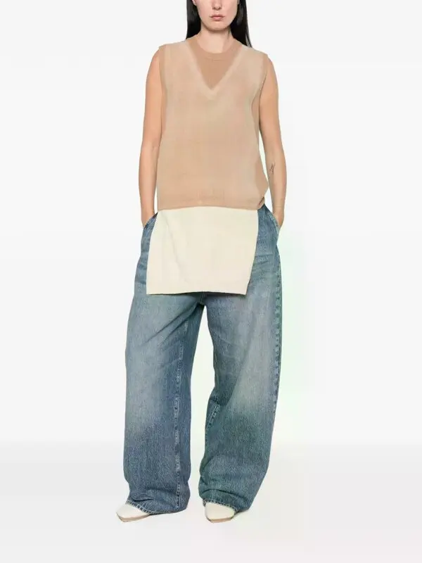 MAISON MARGIELA Trompe L'oeil Layered Sweater