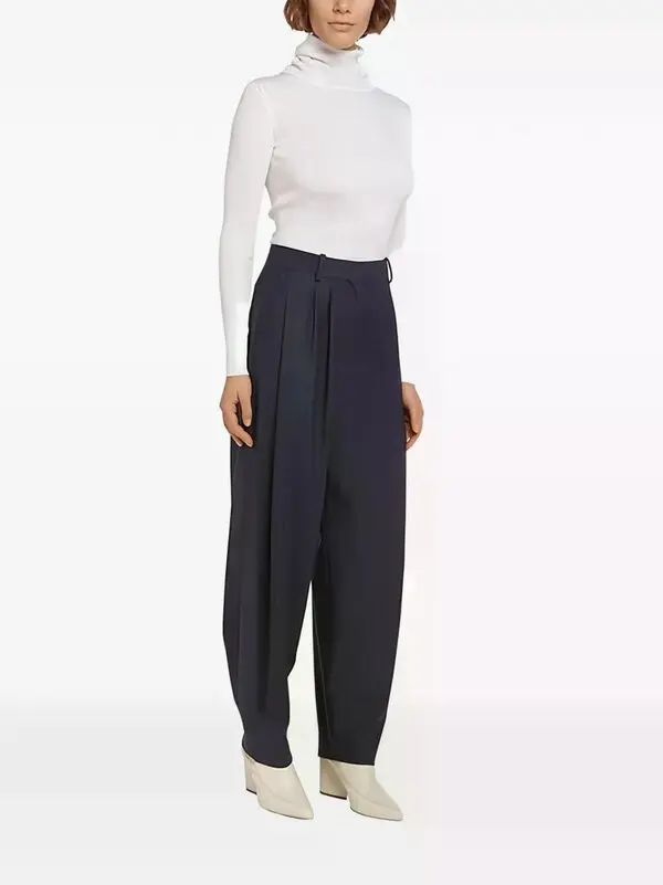 FERRAGAMO Pleated Tapered Trousers