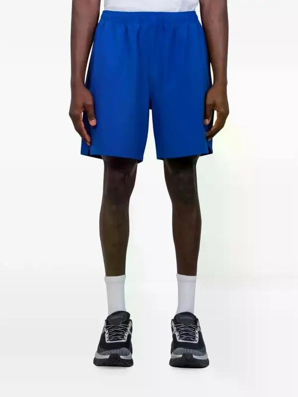 StÜssy Logo-print Elasticated-waist Shorts - Blue