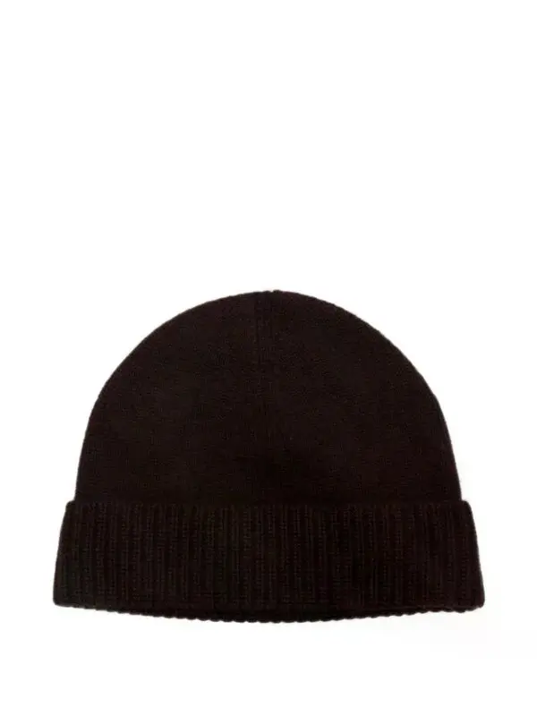 JOSEPH Ribbed-trim Beanie Hat
