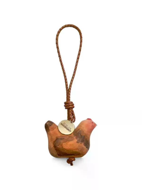 Ruslan Baginskiy Hen Hand-carved Bag Charm