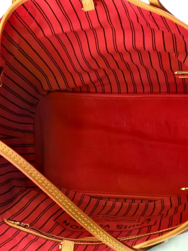 LOUIS VUITTON Neverfull Bandouliere Inside Out Monogram Canvas And Textile Mm Tote Bag - Brown