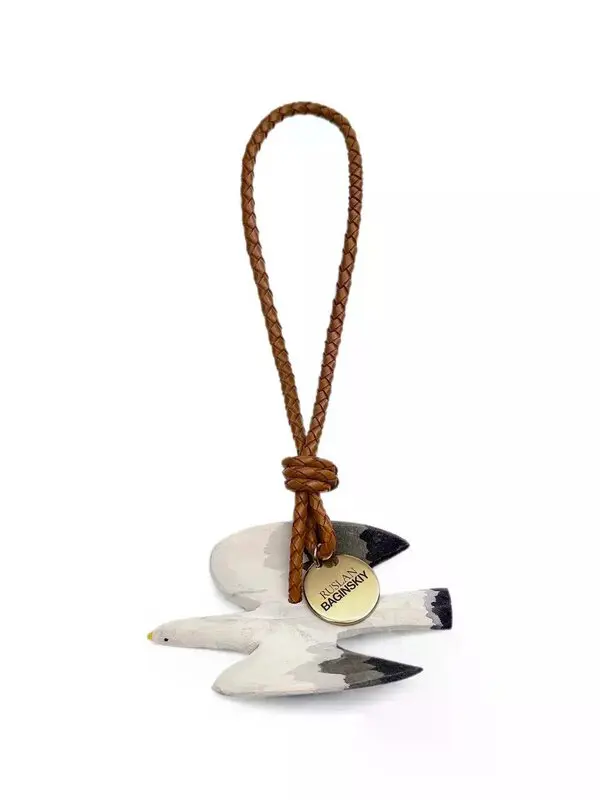 Ruslan Baginskiy Flying Seabird Wood Bag Charm